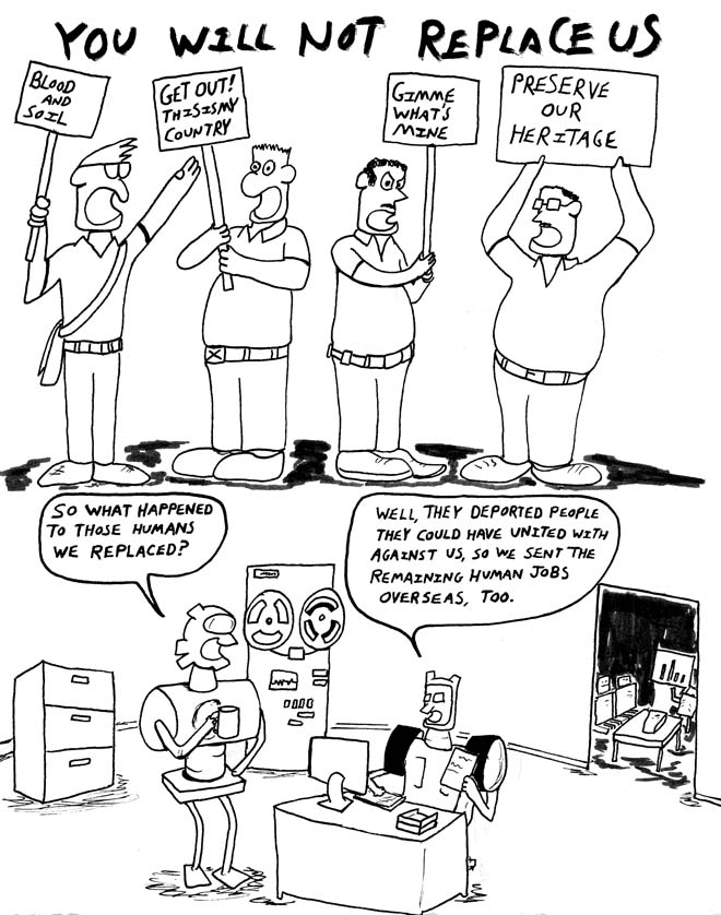 Automated Resistance (comic strip) – Robots With Coffee